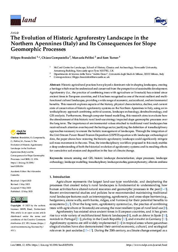 (PDF) The Evolution of Historic Agroforestry Landscape in the Northern ...