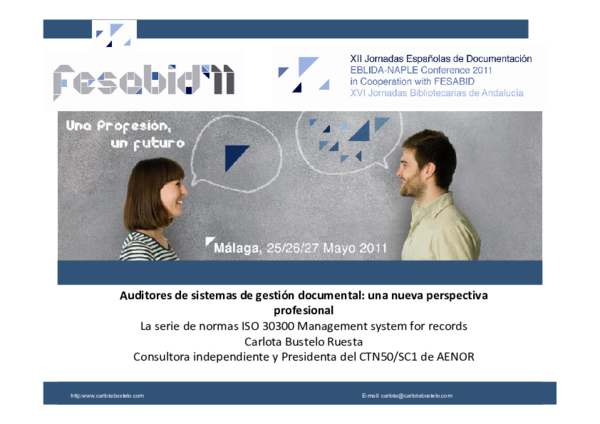 (PDF) ISO 30300. Management system for records