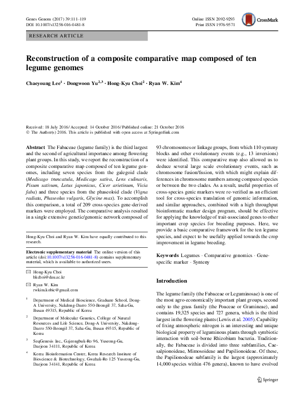 (PDF) Reconstruction of a composite comparative map composed of ten ...