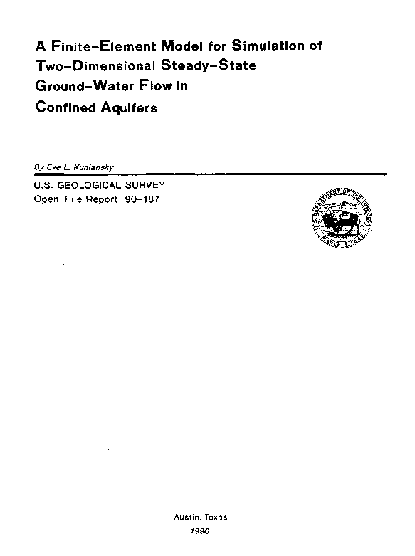 (PDF) A finite-element model for simulation of two-dimensional steady ...