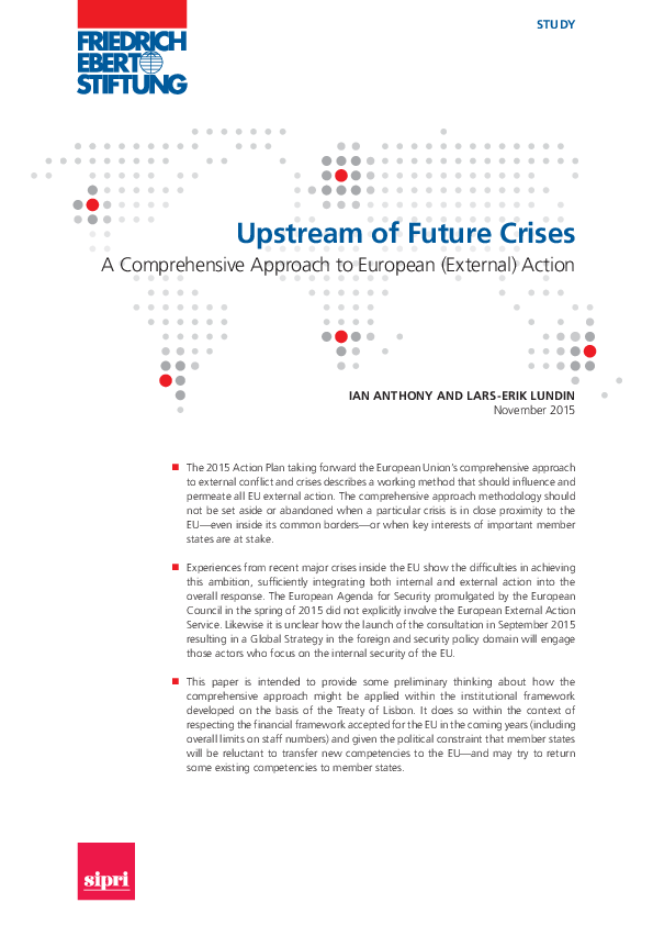 (PDF) Upstream of Future Crises A Comprehensive Approach to European ...