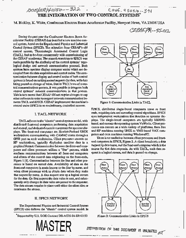 (PDF) The integration of two control systems
