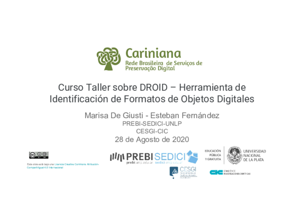 (PDF) Curso Taller sobre DROID : Herramienta de Identificación de ...