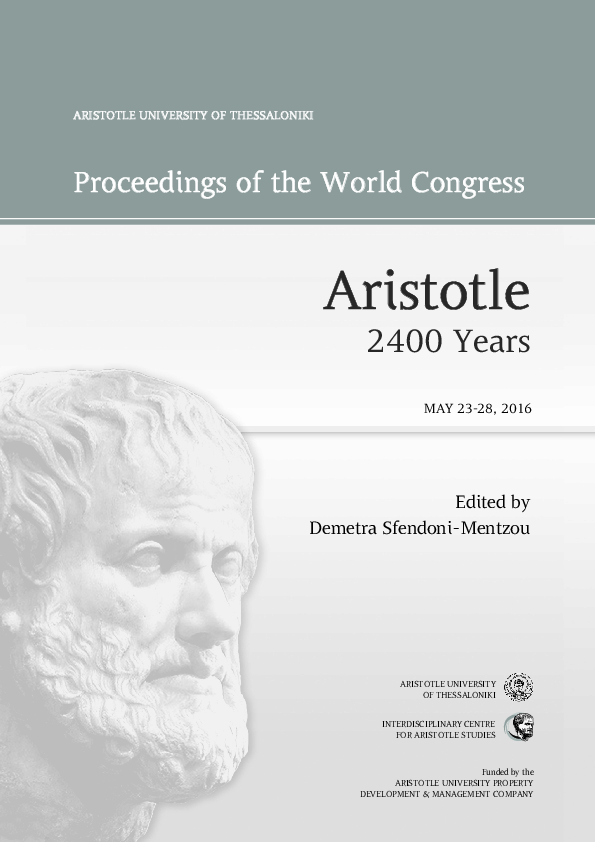 (PDF) Aristotle on the Content of Definitions