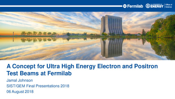 (PDF) A Concept for Ultra-High Energy Electron and Positron Test Beams ...