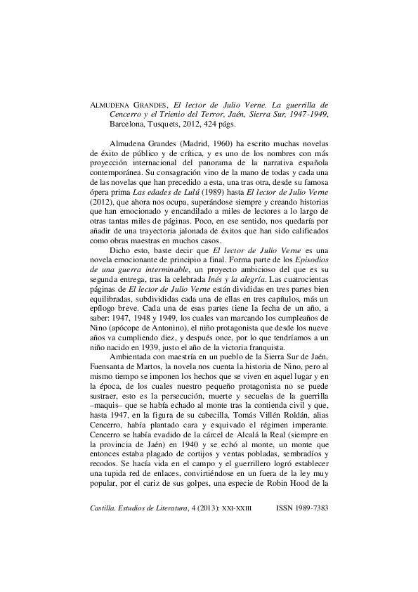 (PDF) El lector de Julio Verne. La guerrilla de Cencerro y el Trienio ...