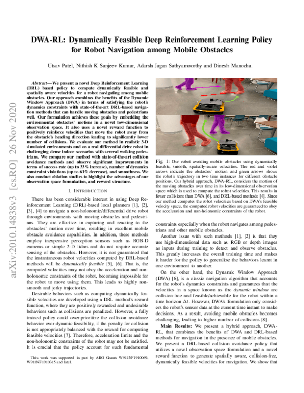 Pdf Dynamically Feasible Deep Reinforcement Learning Policy For Robot