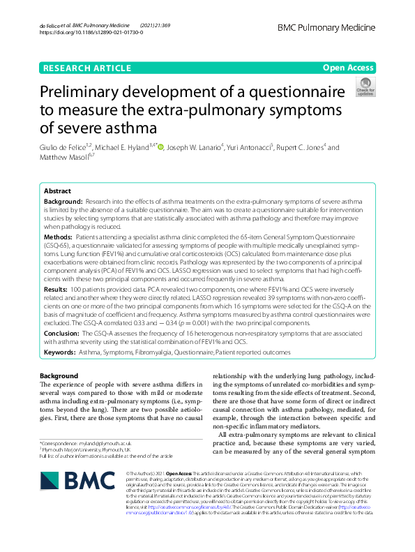 (PDF) Preliminary development of a questionnaire to measure the extra ...