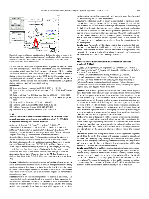 Pdf P189 Does An Intraneural Interface Short Term Implant For
