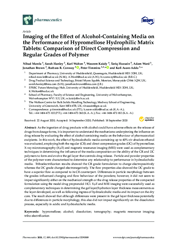 (PDF) Imaging of the Effect of Alcohol-Containing Media on the ...