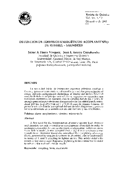 (PDF) Obtención de términos energéticos : acoplamiento de Russell ...