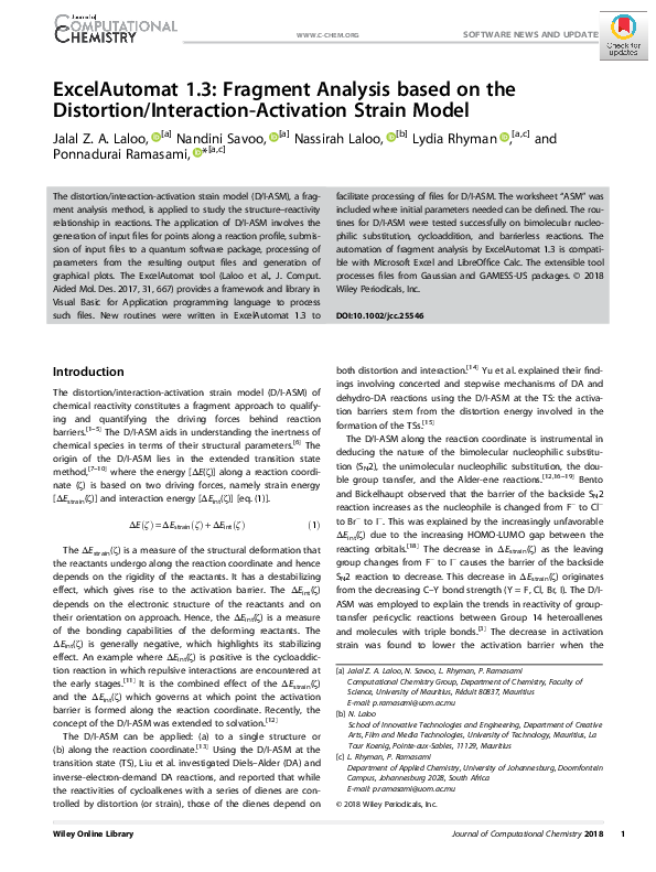 (PDF) ExcelAutomat 1.3: Fragment analysis based on the distortion ...