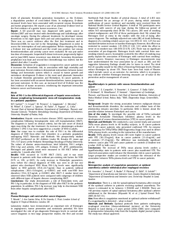 (PDF) PO-44 Retrospective analysis of coagulation parameters at ...