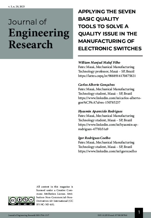 (PDF) APPLYING THE SEVEN BASIC QUALITY TOOLS TO SOLVE A QUALITY ISSUE IN THE MANUFACTURING OF ...