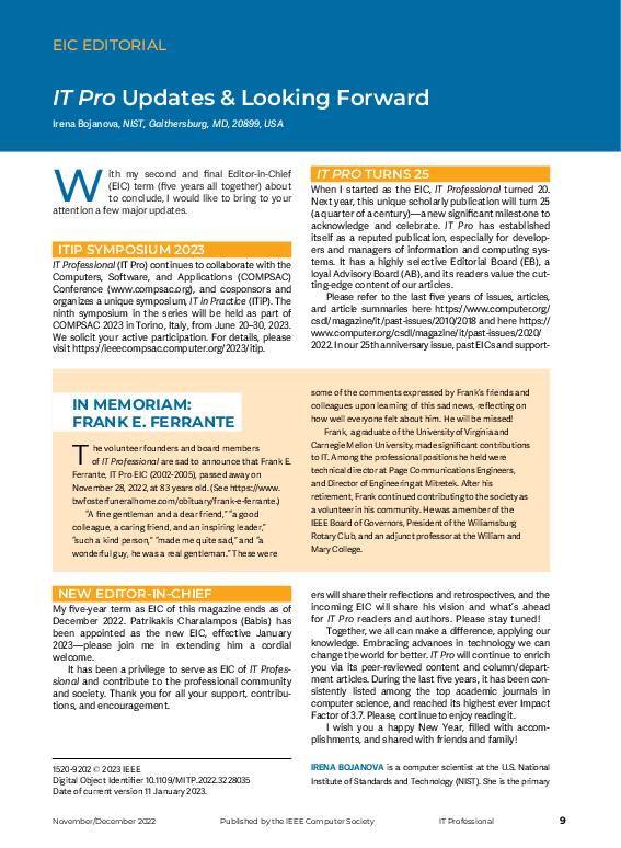 IT Pro Updates & Looking Forward