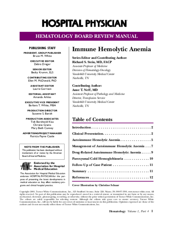 (PDF) hematology Board review manual