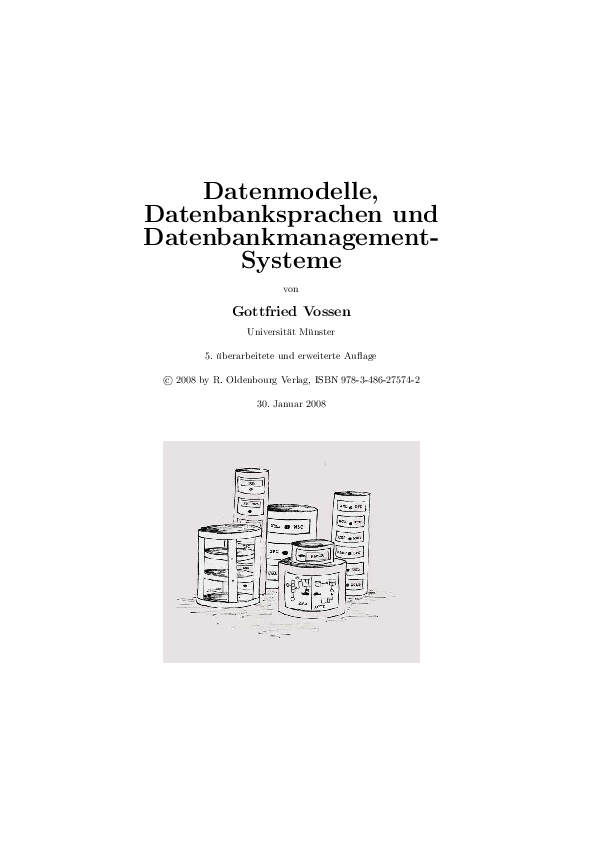 (PDF) Datenmodelle, Datenbanksprachen und Datenbank-managementsysteme