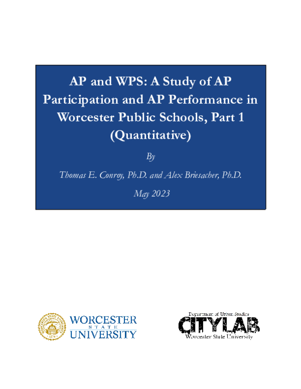 (PDF) AP and WPS: A Study of AP Participation and AP Performance in ...