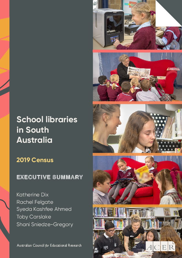 (PDF) School libraries in South Australia 2019 Census