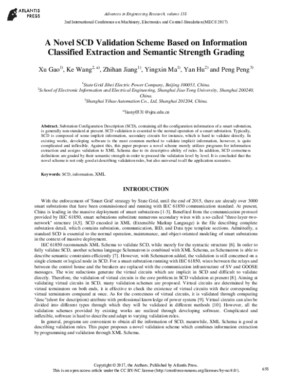 (PDF) A Novel SCD Validation Scheme Based on Information Classified Extraction and Semantic ...