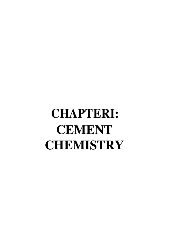 (PDF) CEMENT CHEMISTRY