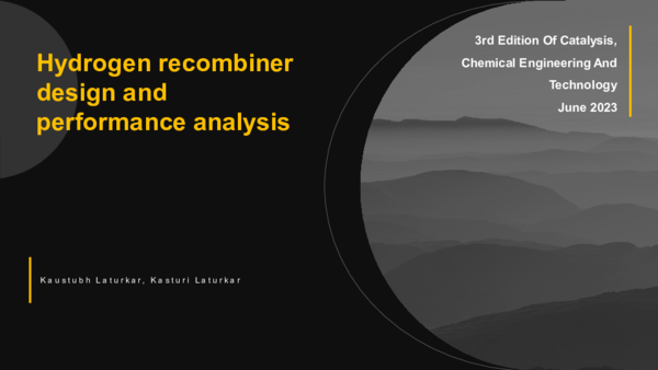 (PDF) Hydrogen recombiner design and performance analysis