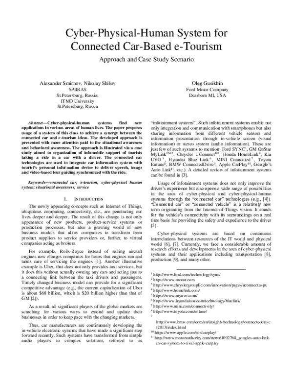 (PDF) Cyber-physical-human system for connected car-based e-tourism ...