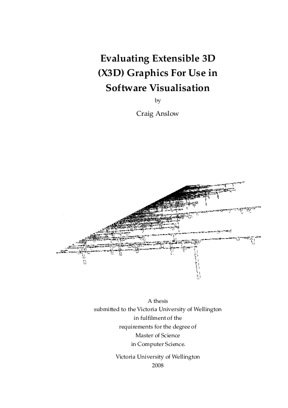 (PDF) Evaluating Extensible 3D (X3D) Graphics For Use in Software Visualisation