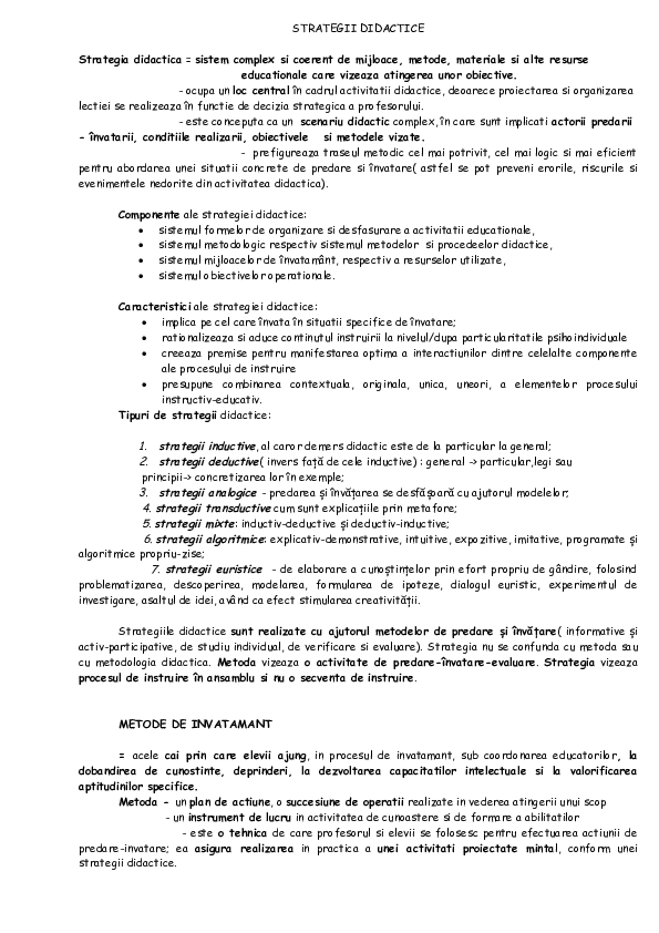 (DOC) Tema 11 strategii didactice 1 (1)