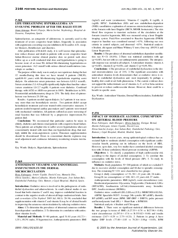 (PDF) Life-threatening hyperkalemia: An evolving problem after the ...
