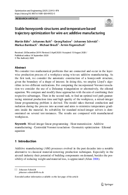 (PDF) Stable honeycomb structures and temperature based trajectory ...