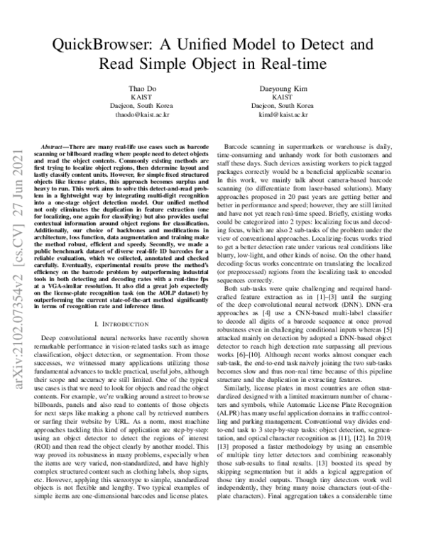 (PDF) Quick Browser: A Unified Model to Detect and Read Simple Object ...