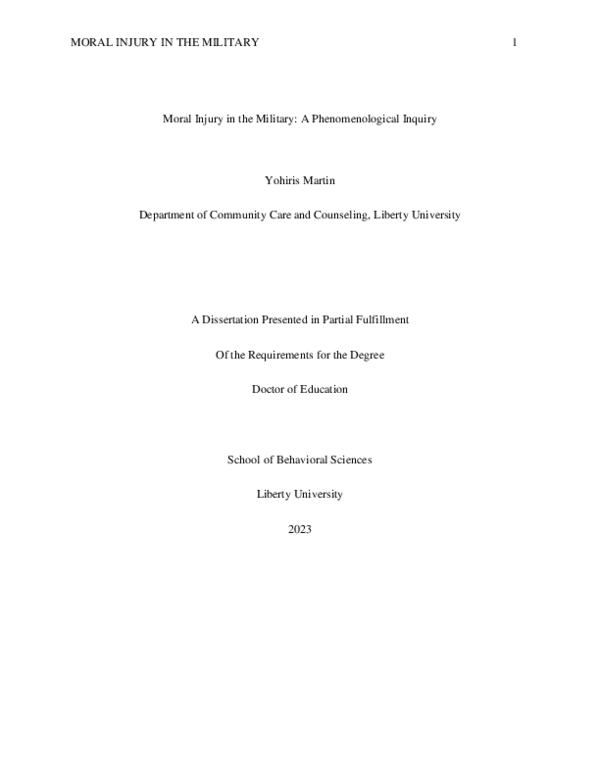 (PDF) Dissertation Defense Sample Presentation
