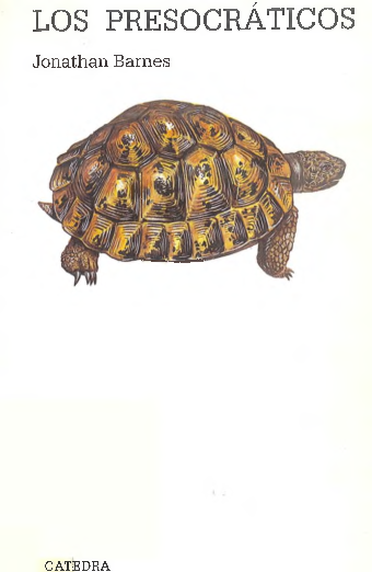 (PDF) Jonathan Barnes - LOS PRESOCRÁTICOS