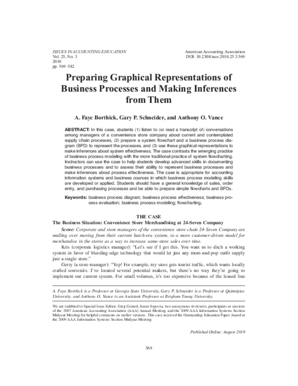 (PDF) Preparing Graphical Representations of Business Processes and ...