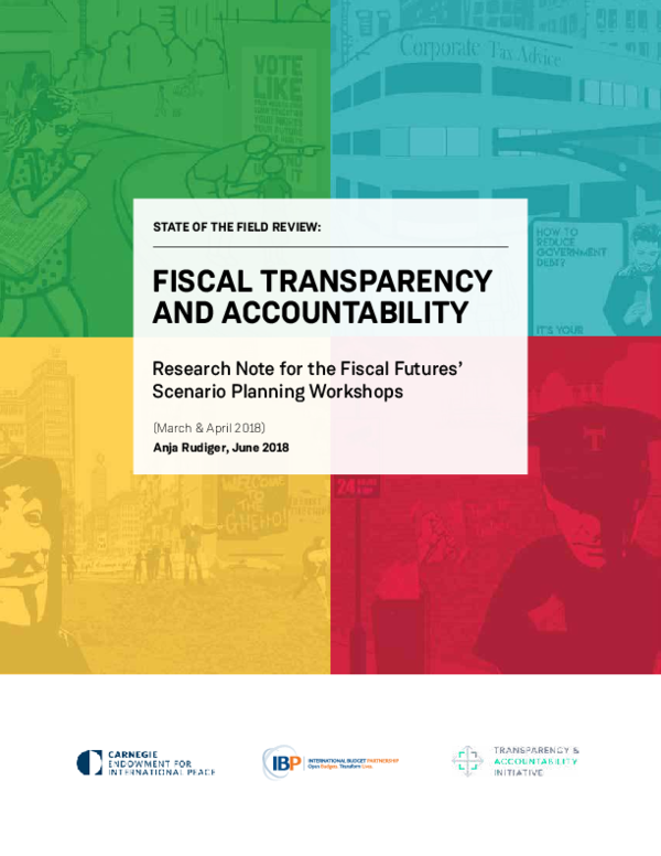 (PDF) Fiscal Transparency and Accountability: Research Note for the ...