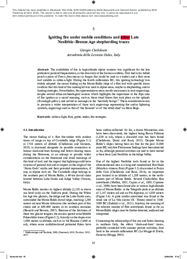 (PDF) Igniting fire traces & symbols -IFRAO 2018