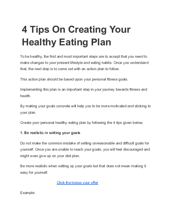 (PDF) Health Eating