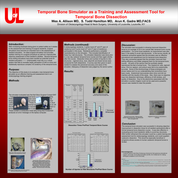 (PDF) Temporal Bone Simulator as a Training and Assessment Tool for ...