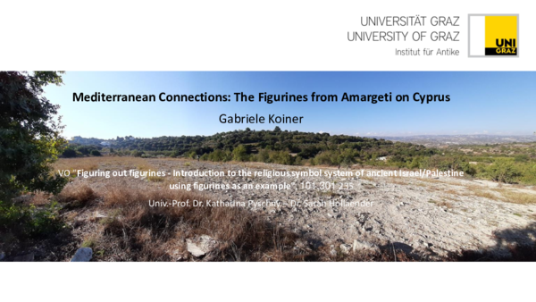 (PDF) Mediterranean Connections: The Figurines from Amargeti on Cyprus