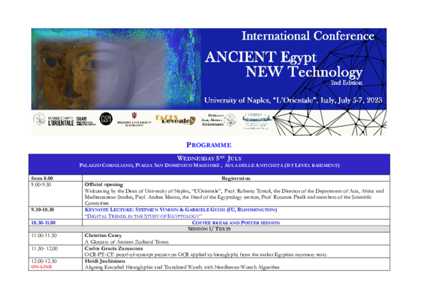 (PDF) OCR-PT-CT: proof-of-concept project on OCR applied to hieroglyphs from the earlier ...