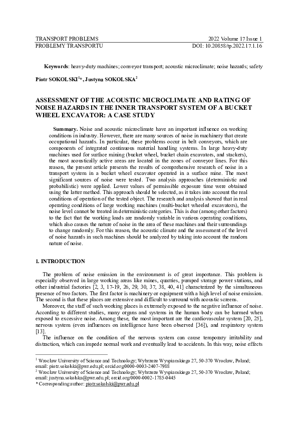 (PDF) Assessment of the Acoustic Microclimate and Rating of Noise ...