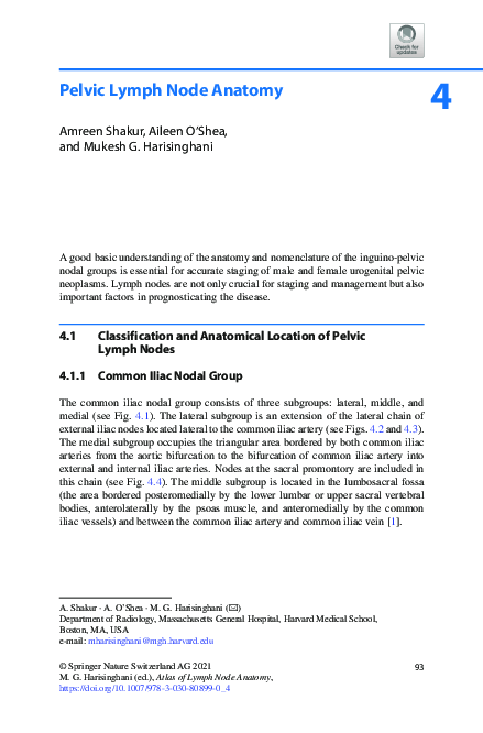 (PDF) Pelvic Lymph Node Anatomy