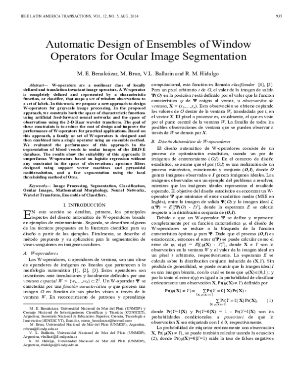 (PDF) Automatic Design of Ensembles of Window Operators for Ocular Image Segmentation
