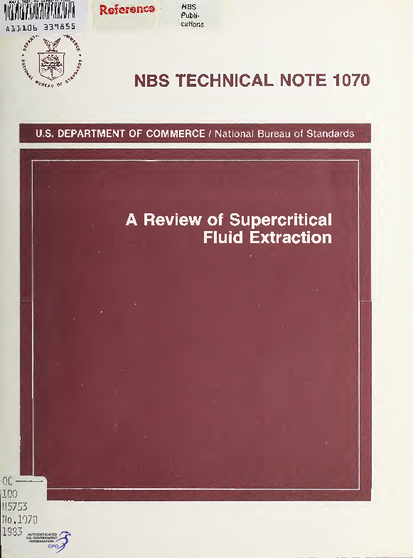 Pdf A Review Of Supercritical Fluid Extraction