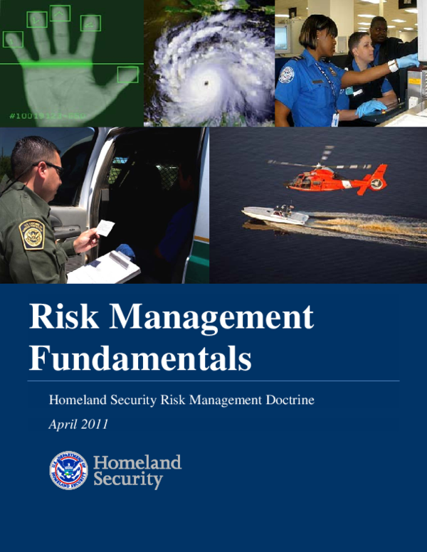(PDF) Risk Management Fundamentals