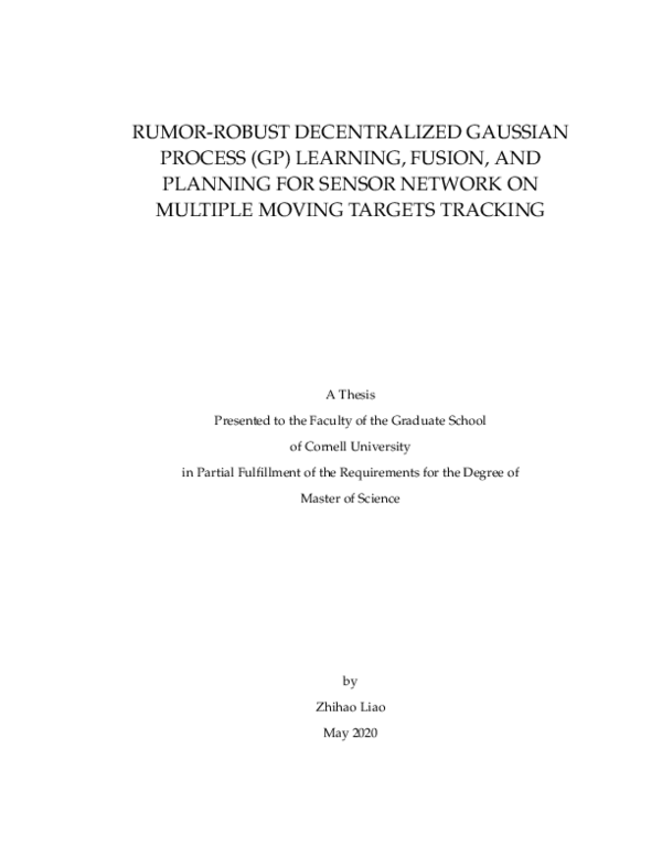 (PDF) Rumor-robust Decentralized Gaussian Process (GP) Learning, Fusion, and Planning for Sensor ...