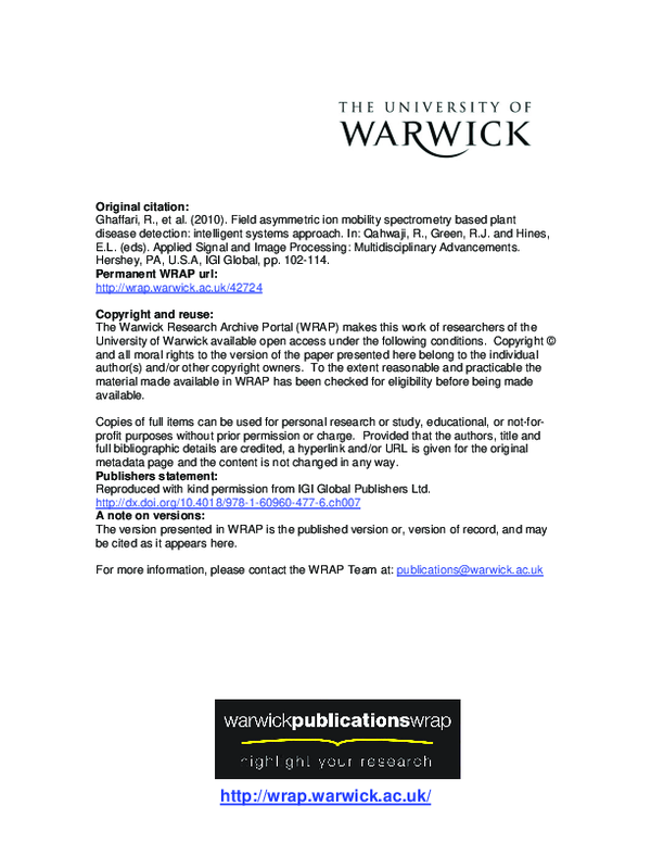 (PDF) Applied Signal and Image Processing