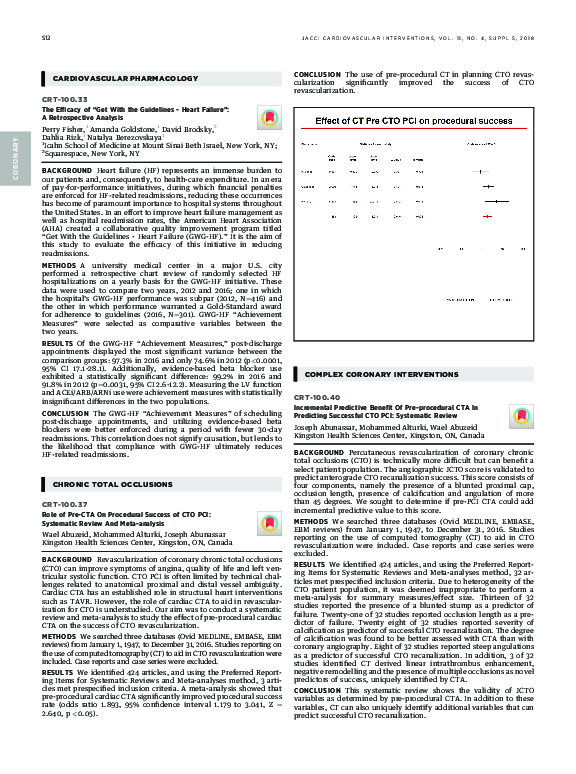(PDF) CRT-100.33 The Efficacy of “Get With the Guidelines - Heart ...