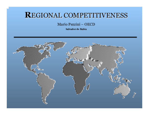 (PDF) Regional Competitiveness